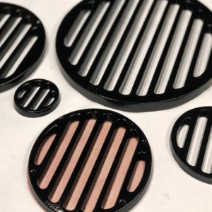 Circular Round Slotted Grilles - Cast Iron Wall Air Vents & Drain Grilles