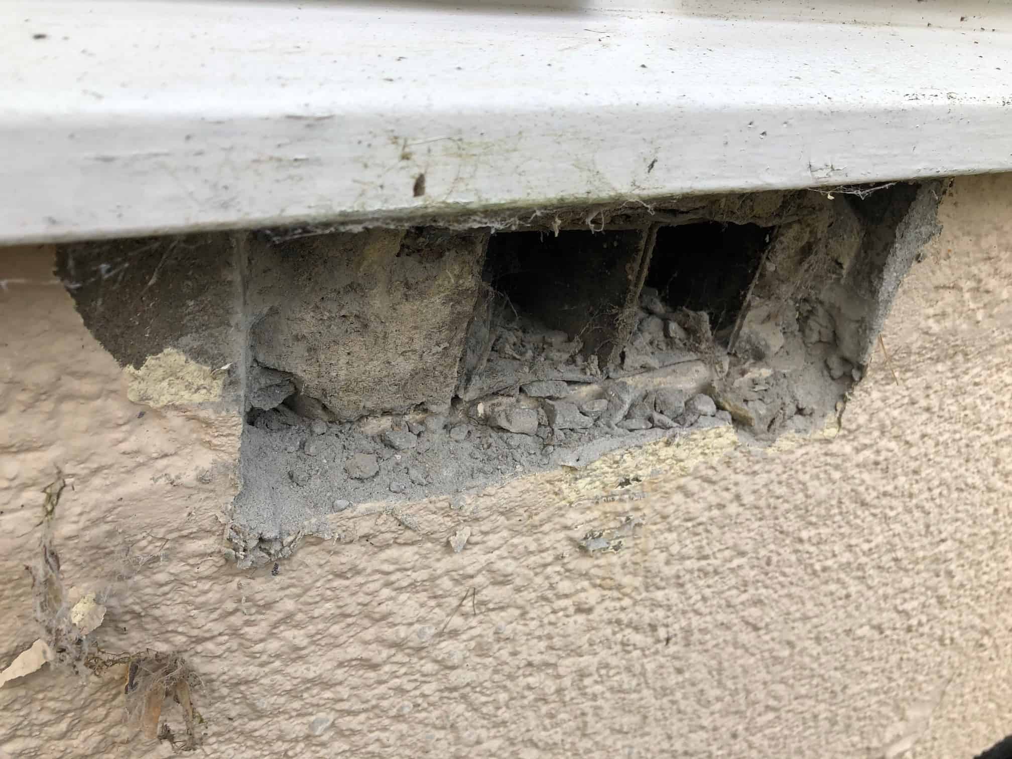 Flyscreen air brick installation - Cast Iron Air Brick Company