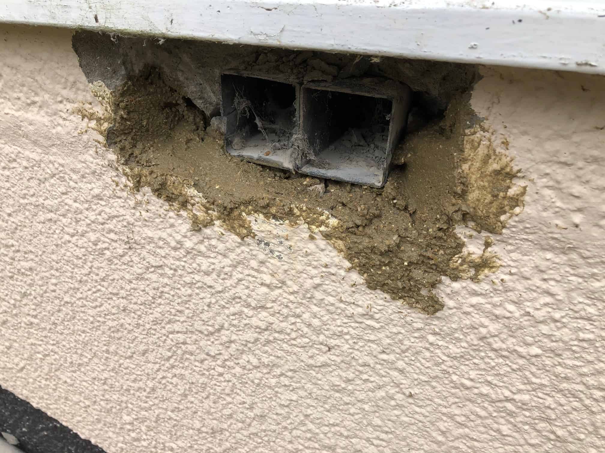 Flyscreen air brick installation - Cast Iron Air Brick Company